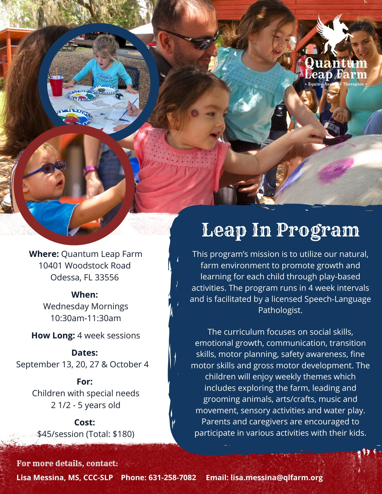 Hippotherapy – Quantum Leap Farm